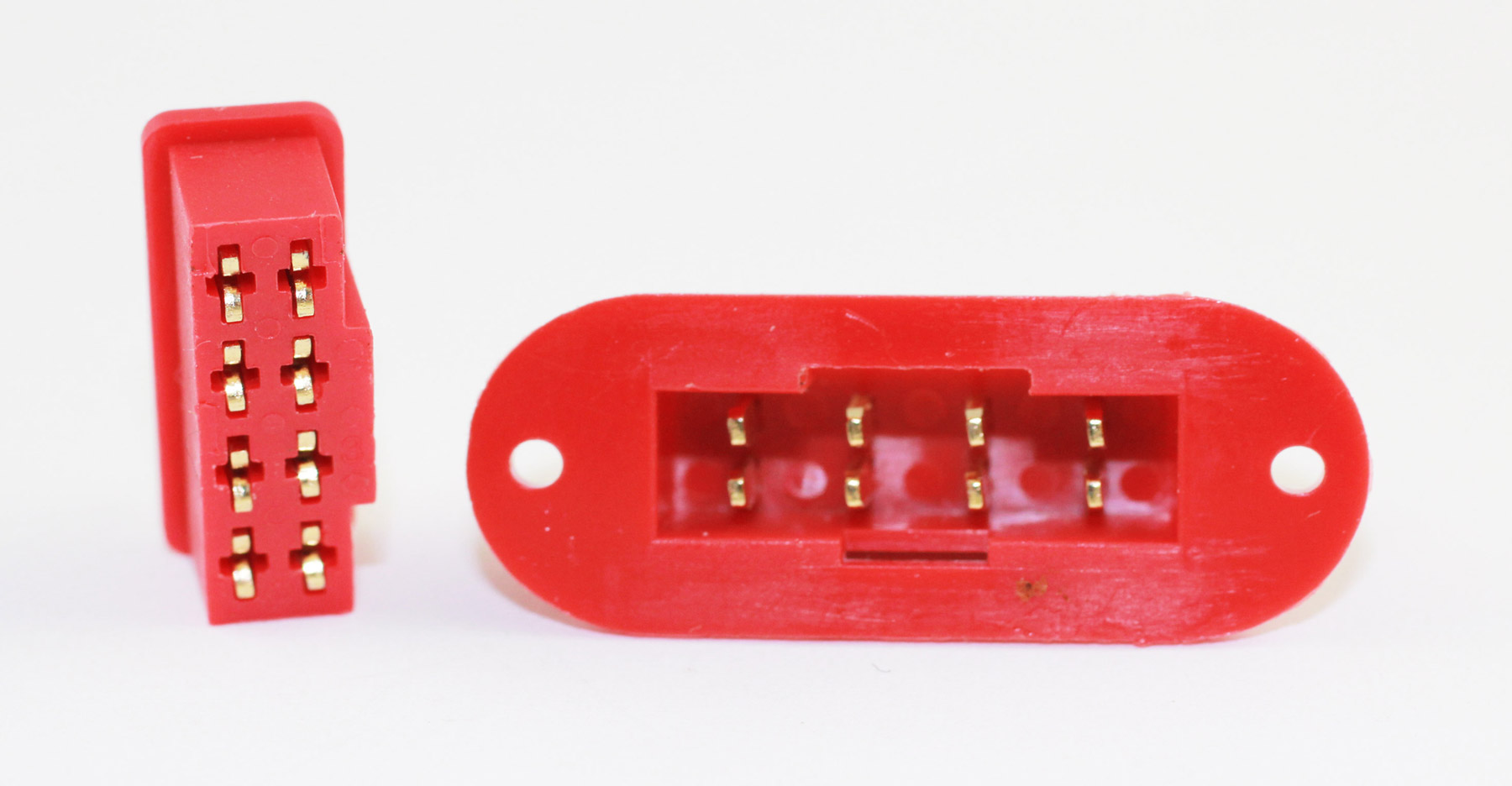 8-pin Multiplex Style Male Panel Mount and Female Set